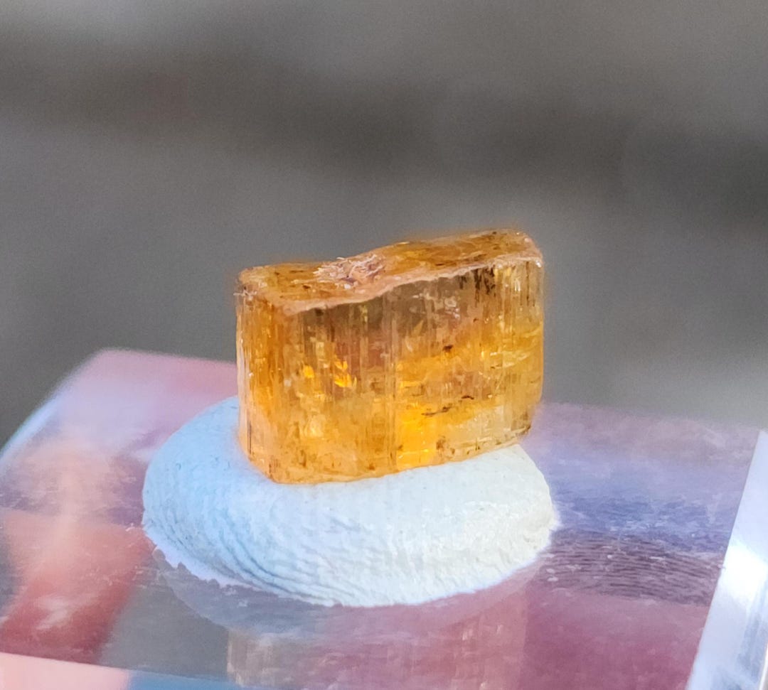 Untreated Natural Imperial Topaz Crystal From Brazil, Gem Grade Top ...