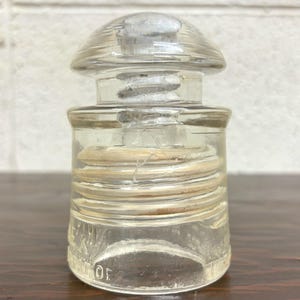 Vintage PYREX Clear Glass Insulator - Etsy