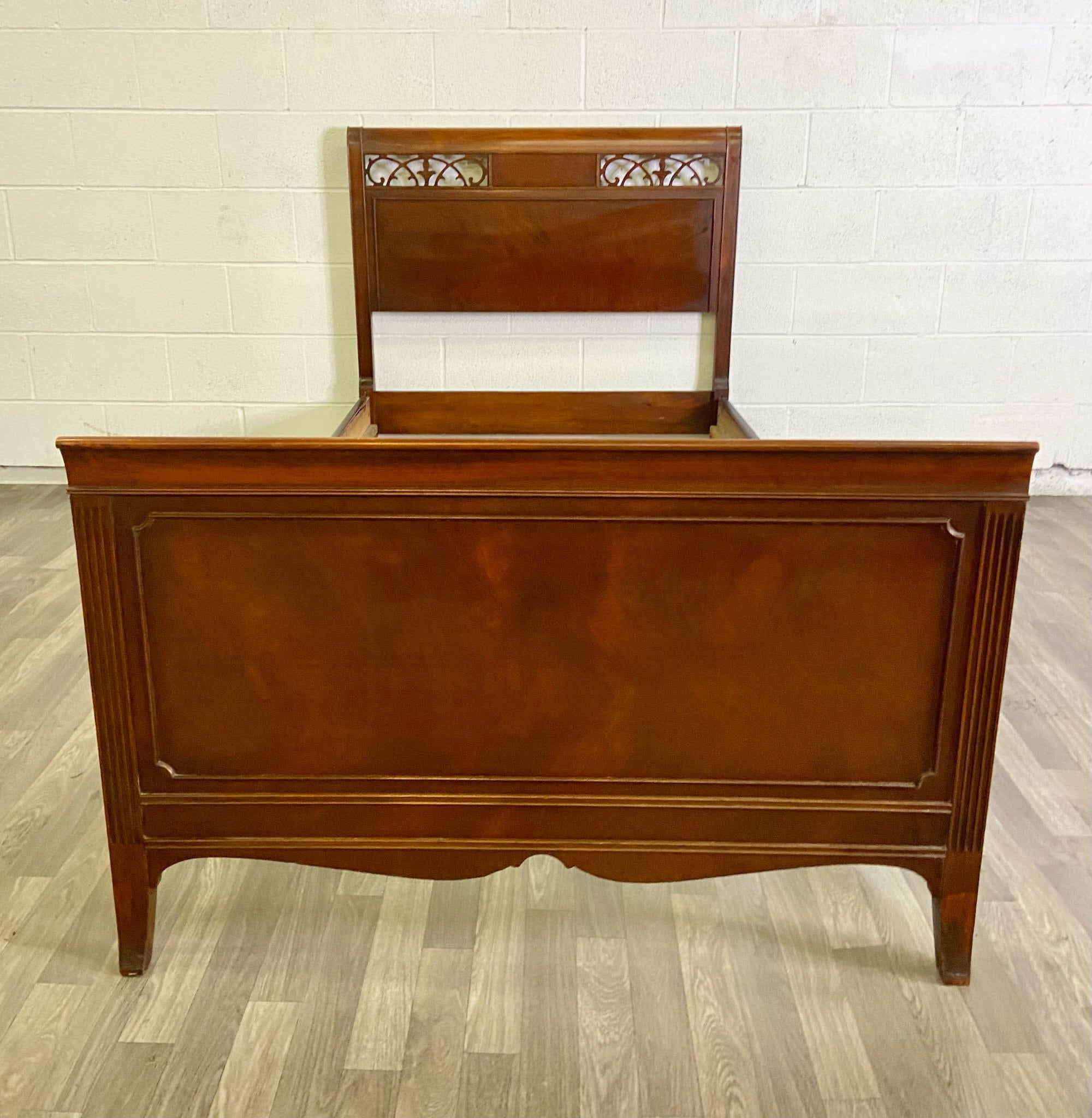 Cherry twin sleigh bed store