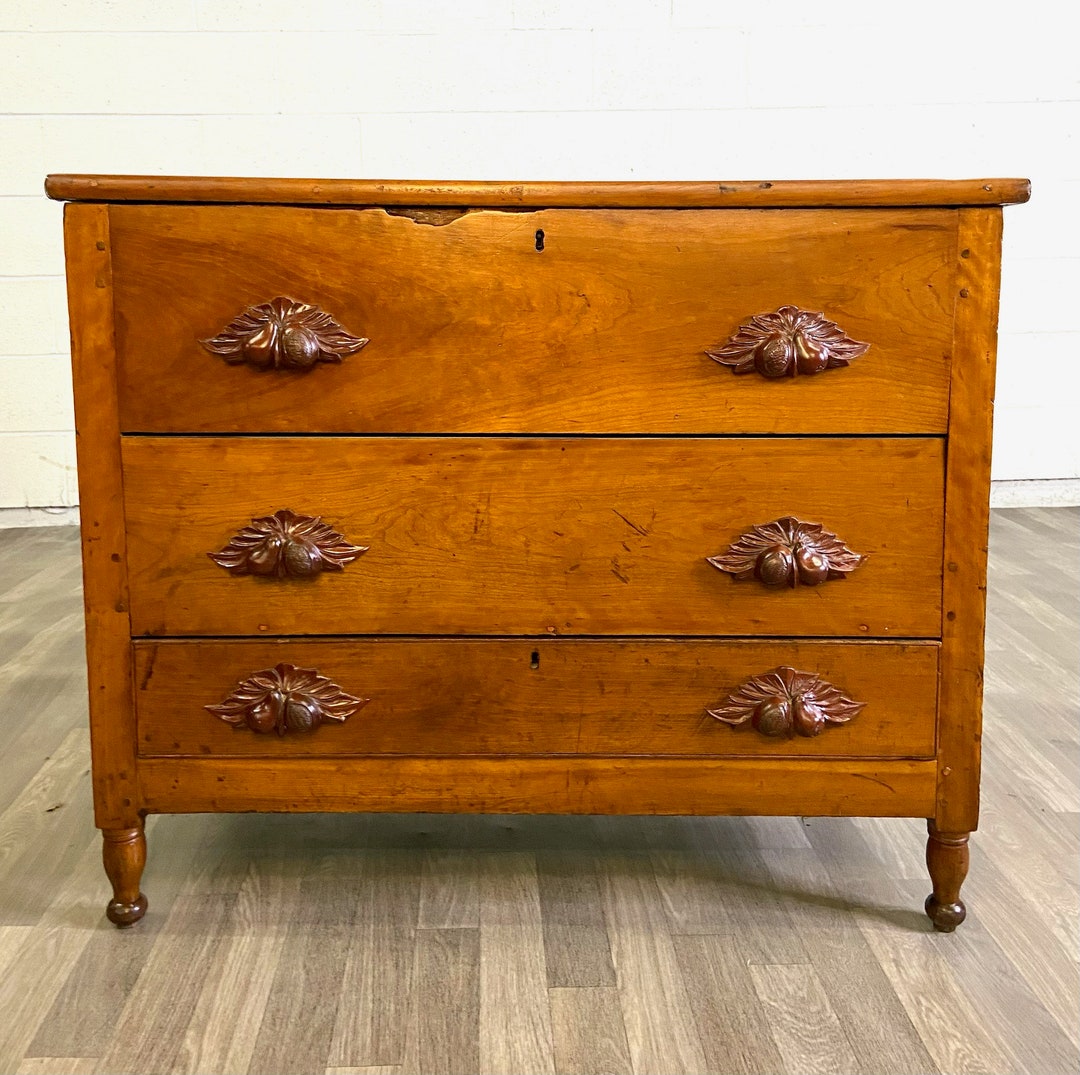 Antique 19th Century Hand Carved Victorian Eastlake Style Blanket Chest ...