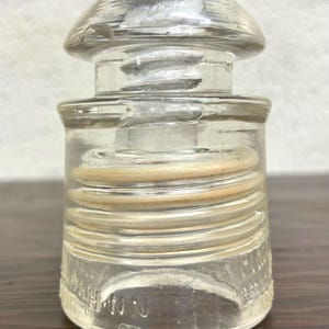 Vintage PYREX Clear Glass Insulator - Etsy