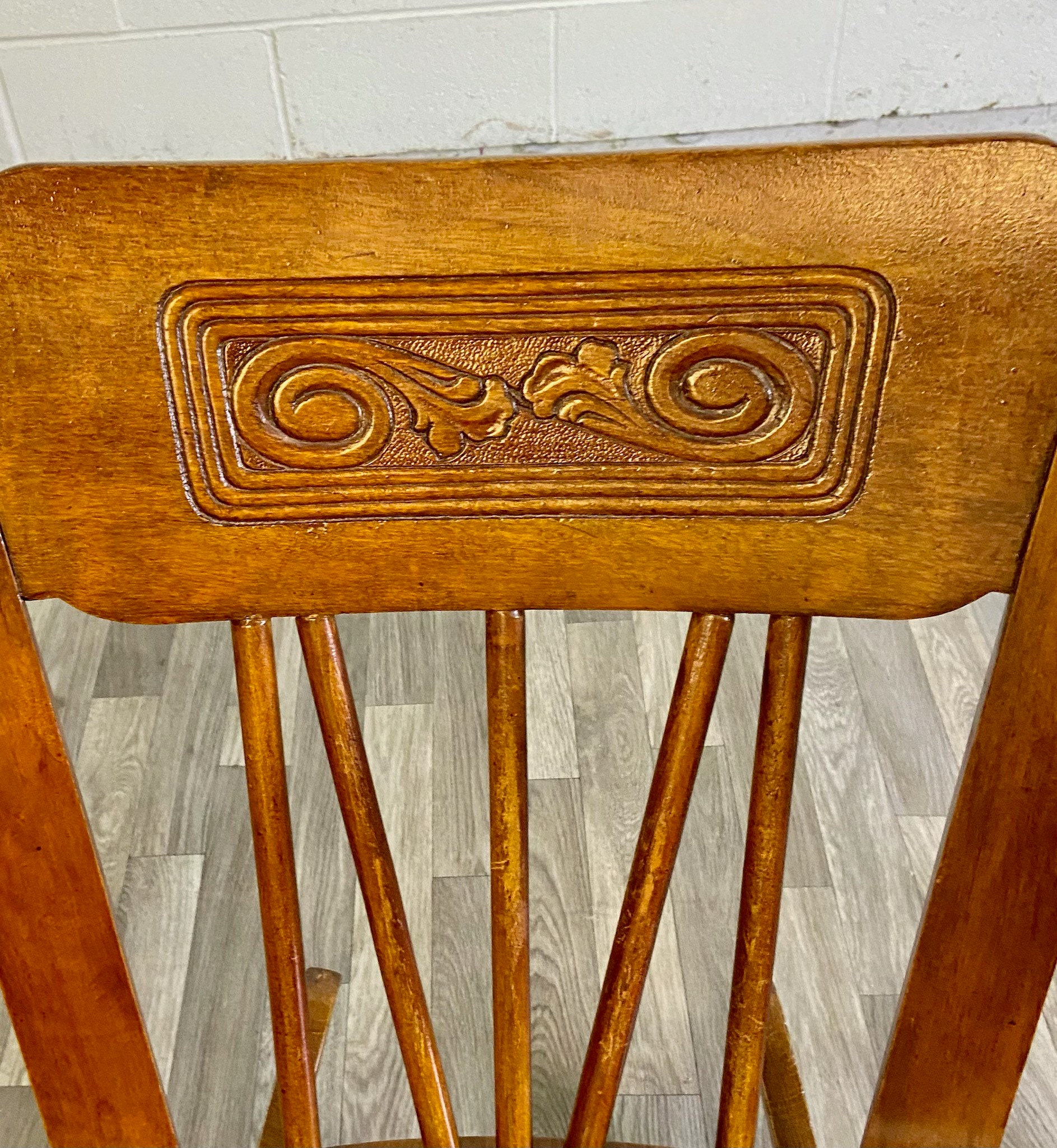 Vintage or Antique Victorian Style Pressed Back Spindle - Etsy