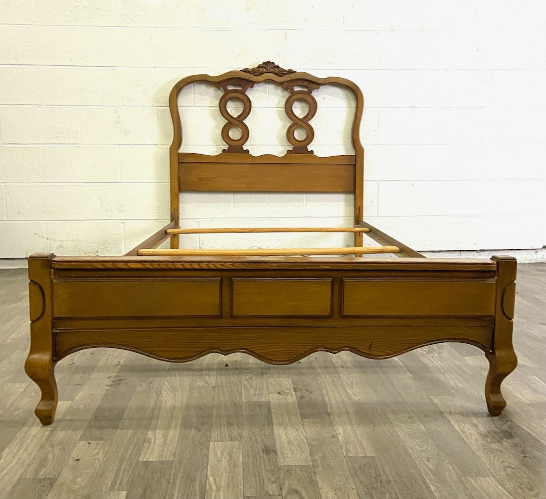Vintage French Provincial or Country French Style Twin Size Bed Frame ...