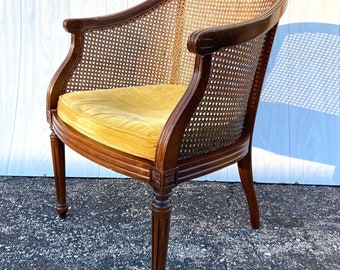 High Back Cane Chair | Etsy