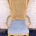 Vintage French Country Style Wingback Caned Back High Back Arm Chair - Etsy