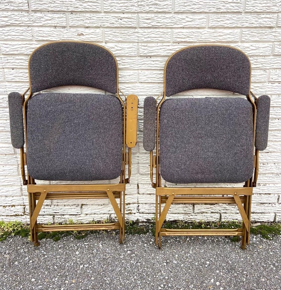 Vintage Clarin Manufacturing Reserve Seating Folding Chairs - Etsy