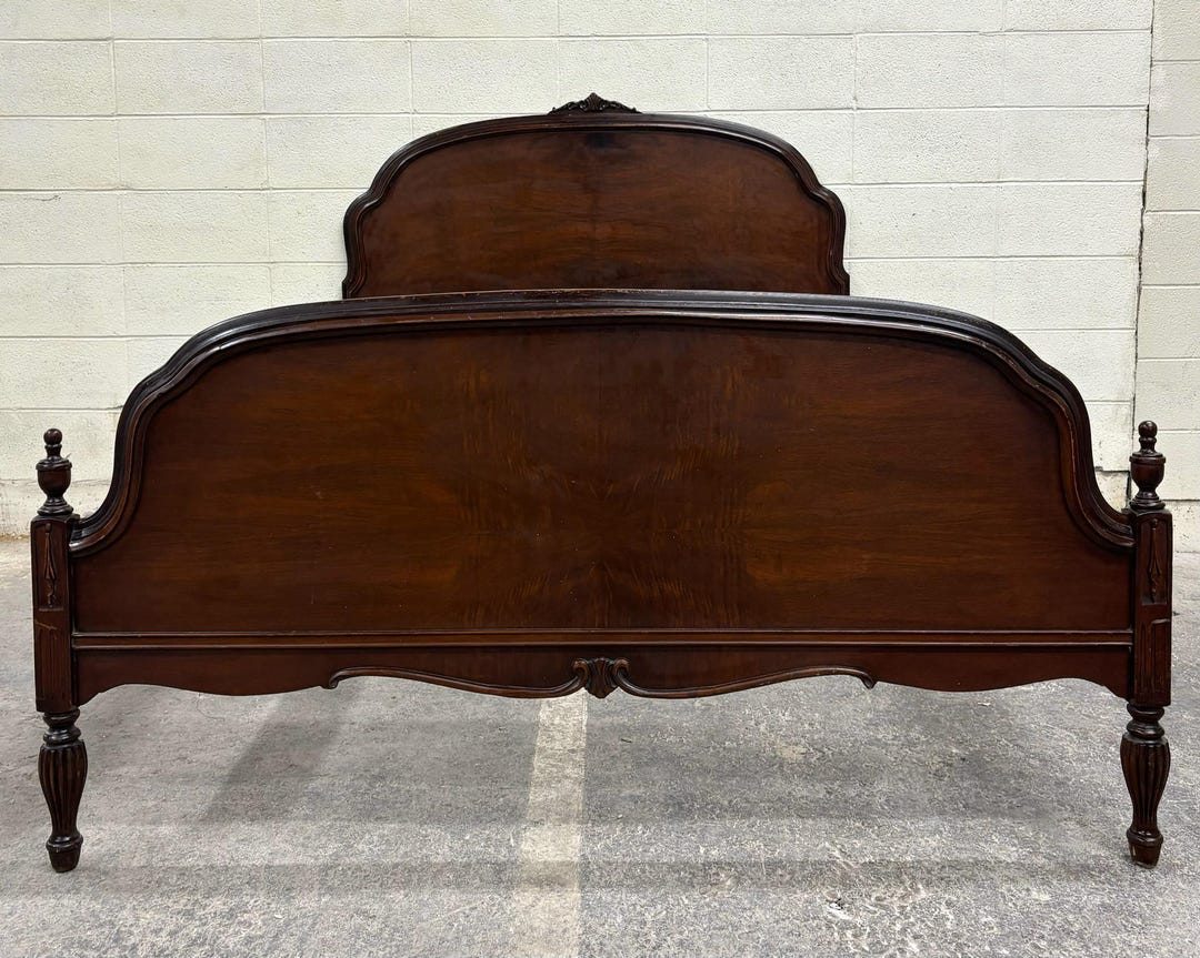 Vintage French Louis XV Full Size Bed Frame - Etsy