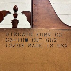 Vintage Kincaid Queen Anne Commonwealth Cherry Highboy - Etsy