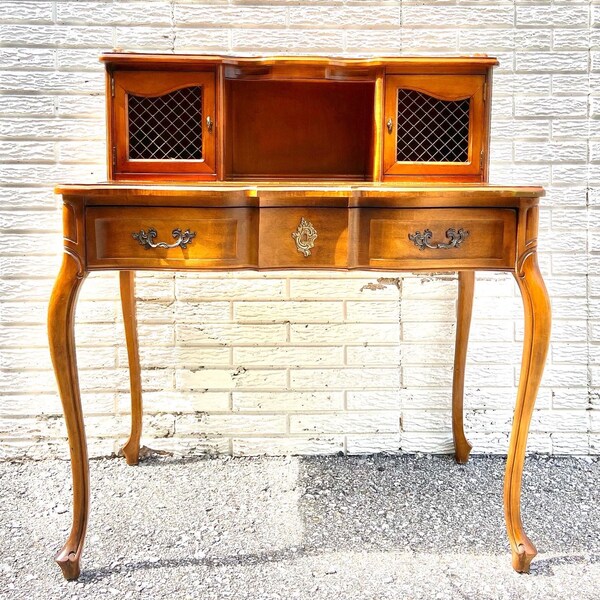 French Provincial Desk - Etsy