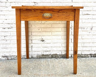 Oak Card Table - Etsy