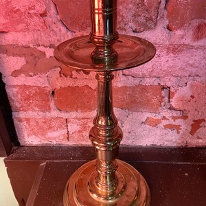 Vintage Brass Large 12.75 Inch Candlestick Holder - Etsy