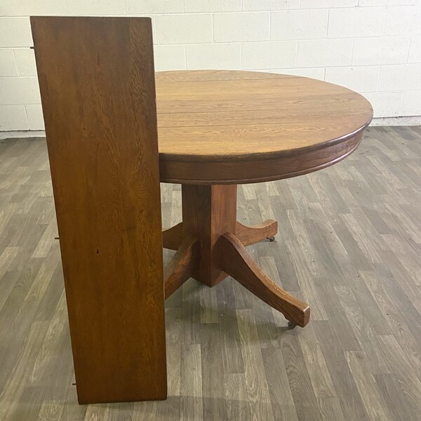 Mission Style Round Dining Table - Etsy