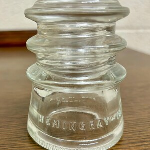 Vintage Clear Glass Hemingray-10 Insulator 13-54 - Etsy