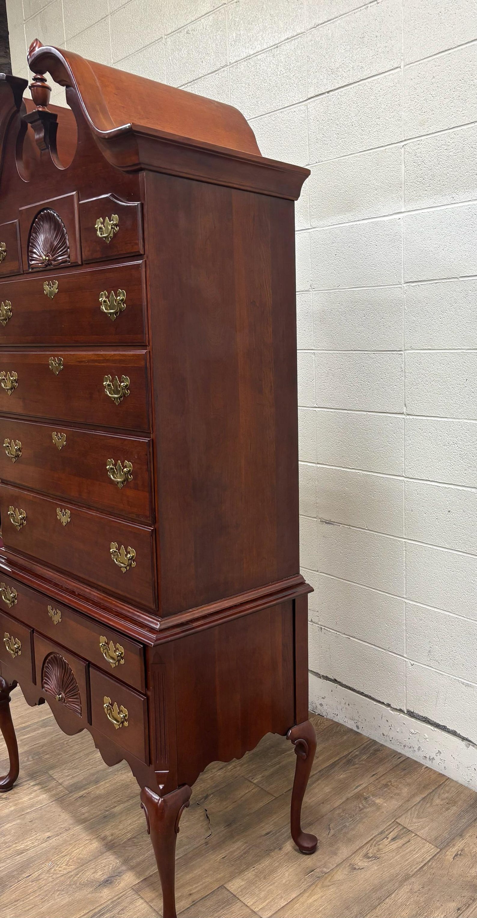 Vintage Kincaid Queen Anne Commonwealth Cherry Highboy - Etsy