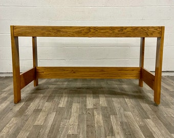 Vintage Arts & Craft Mission Oak Desk, FREE DOMESTIC SHIPPING - Etsy