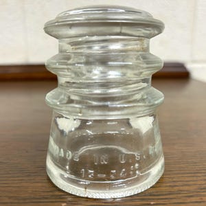 Vintage Clear Glass Hemingray-10 Insulator 13-54 - Etsy