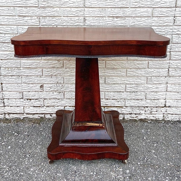 Antique Game Table - Etsy