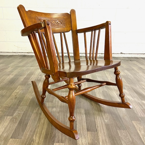 Antique Rocking Chair - Etsy