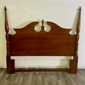 Cherry wood headboard full store