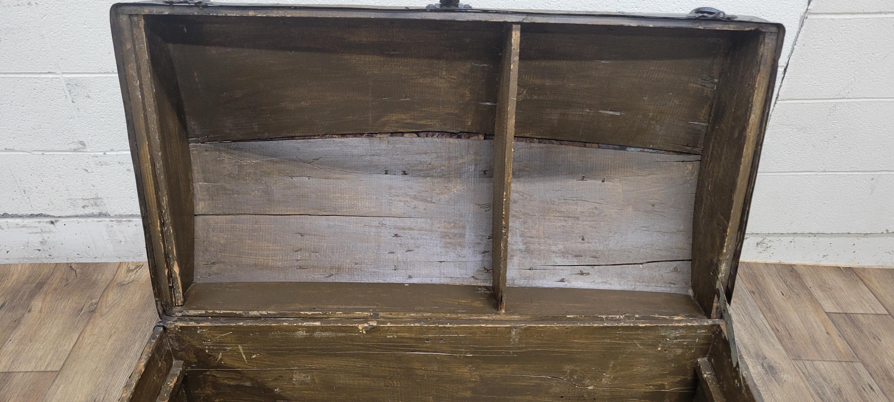 Antique Large Camel Back Dome Back Steamer Trunk Chest - Etsy