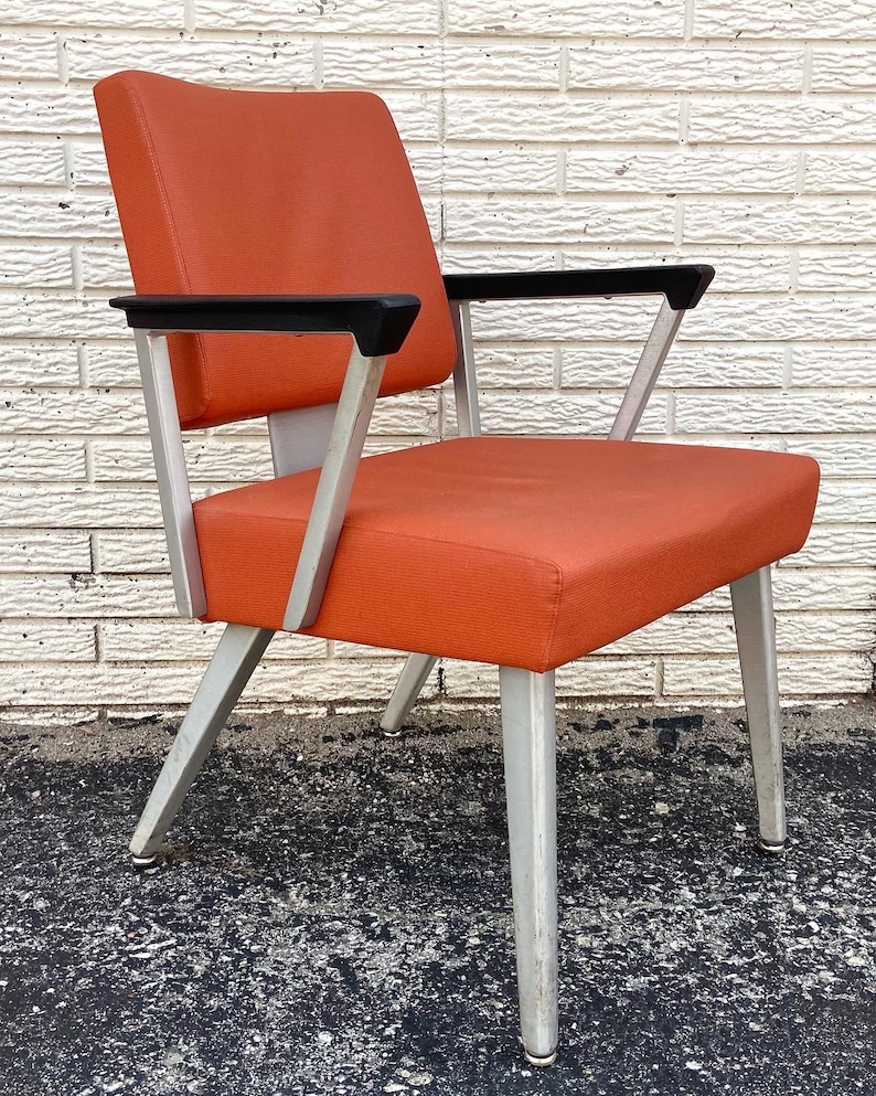 Vintage Mid Century Modern Aluminum Arm Chair by Good Form - Etsy