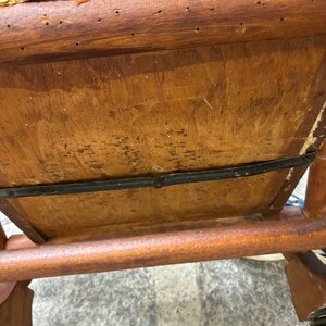 Antique Victorian Hunzinger Style Upholstered Spring Rocker - Etsy