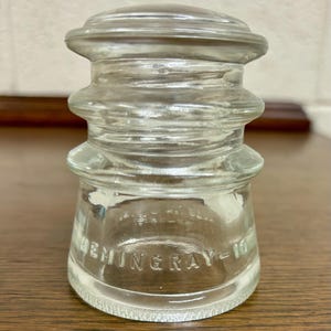 Vintage Clear Glass Hemingray-10 Insulator 13-54 - Etsy