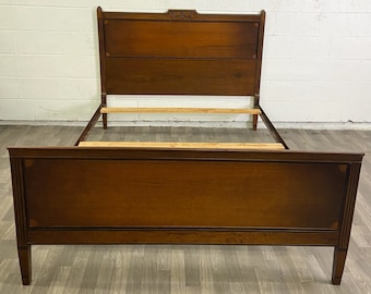 Mid century sleigh bed store