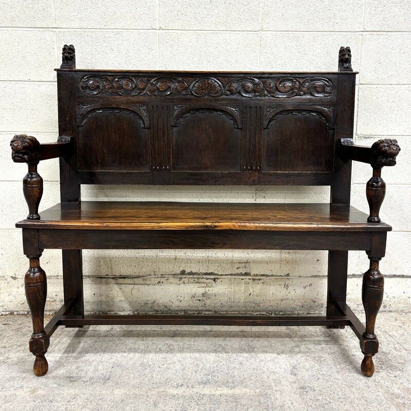 Antique Entry Bench - Etsy