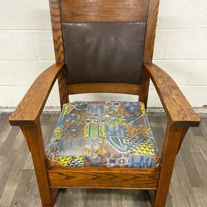 Antique Mission Oak Arts and Crafts Chittenden & Eastman Co Square ...