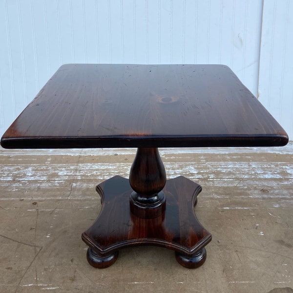 Ethan Allen Pedestal Table - Etsy