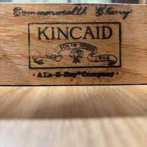 Vintage Kincaid Queen Anne Commonwealth Cherry Highboy - Etsy