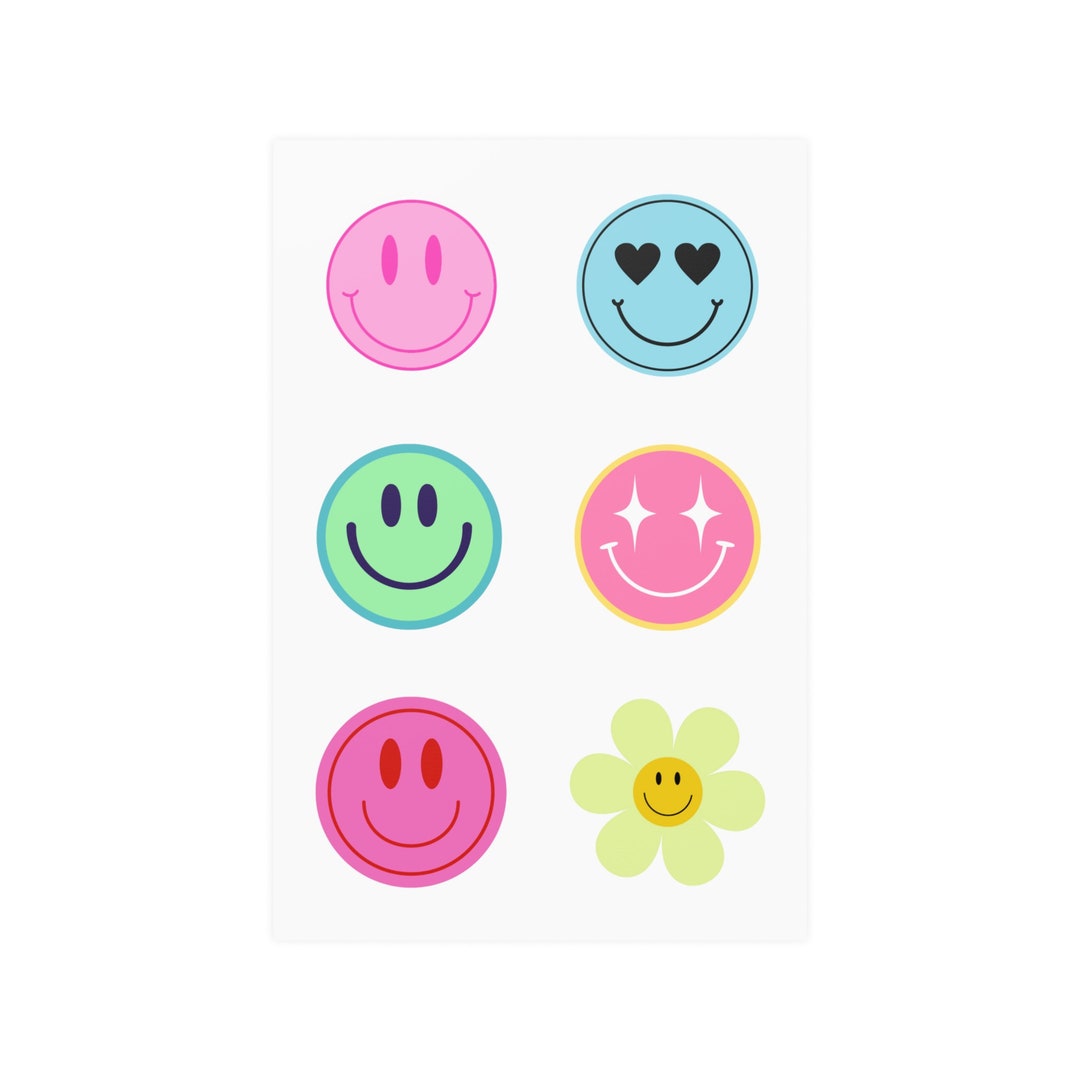 Smiley Face Poster, Funky Poster - Etsy