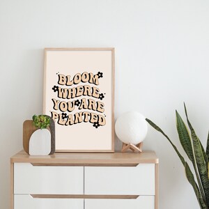 Retro Wall Art, Cute Room Decor, Aesthetic Poster, Quote Wall Art ...
