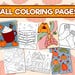 Fall Coloring Pages, Cute Coloring Sheets, Cozy Autumn Coloring Book ...