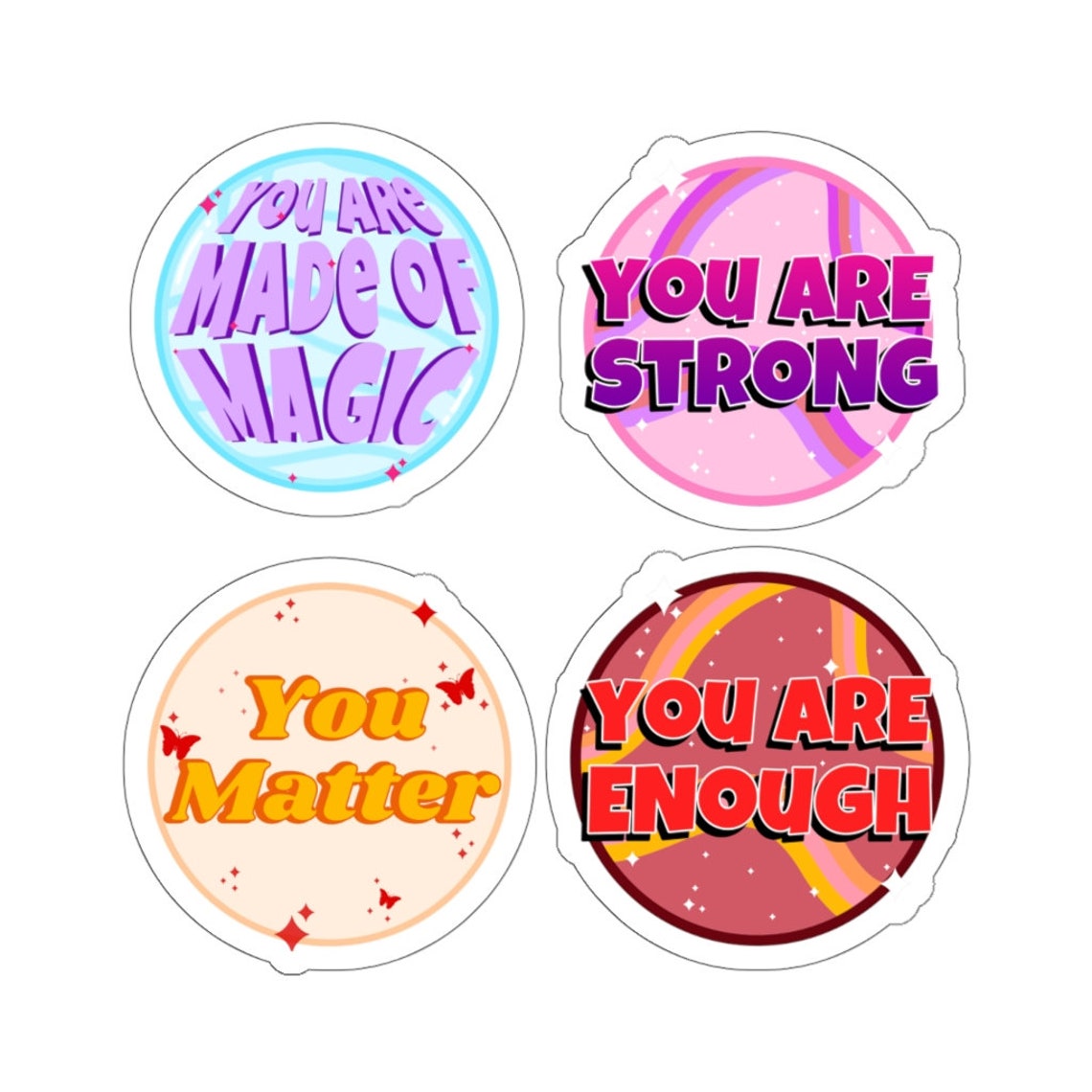 Motivational Sticker Pack Encouraging Stickers Positive | Etsy