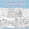Motivational Retro Coloring Pages, Groovy Digital Coloring Book ...