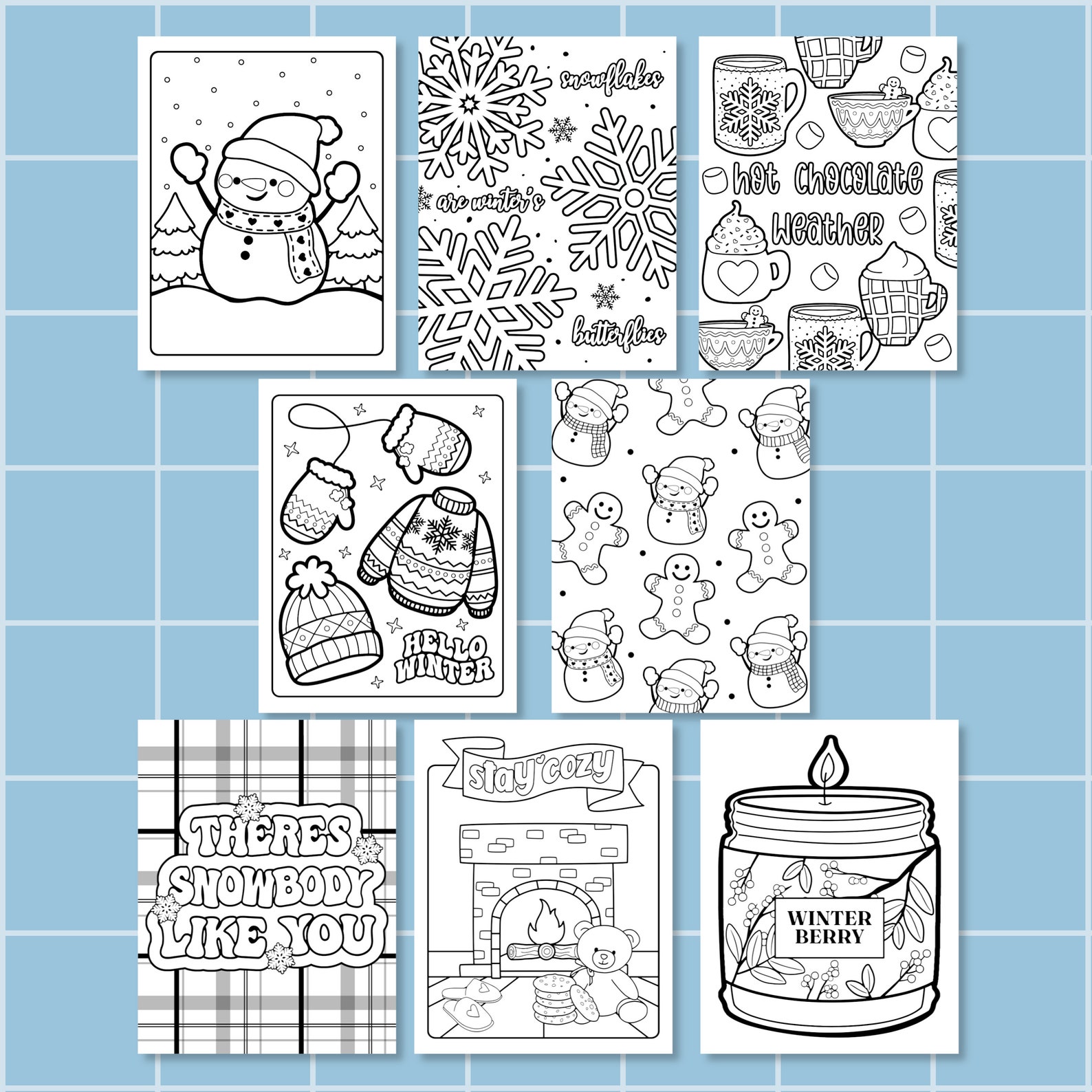 Winter Coloring Pages, Snowman Coloring Page, Inspirational Snowflake ...