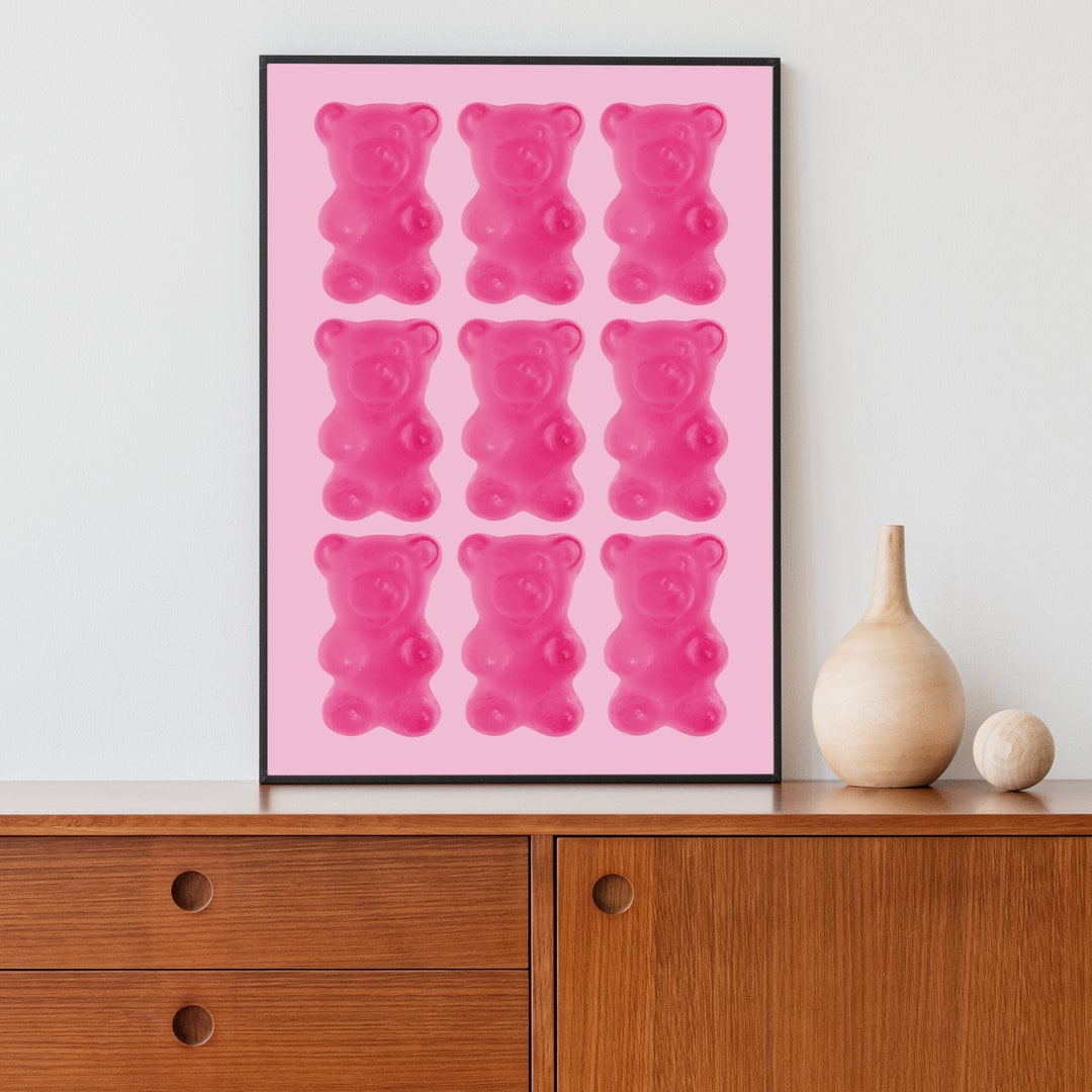 Gummy Bear Poster, Eclectic Dorm Decor, College Apartment Decor ...