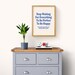 Retro Quote Wall Art Blue Wall Decor Aesthetic Poster - Etsy