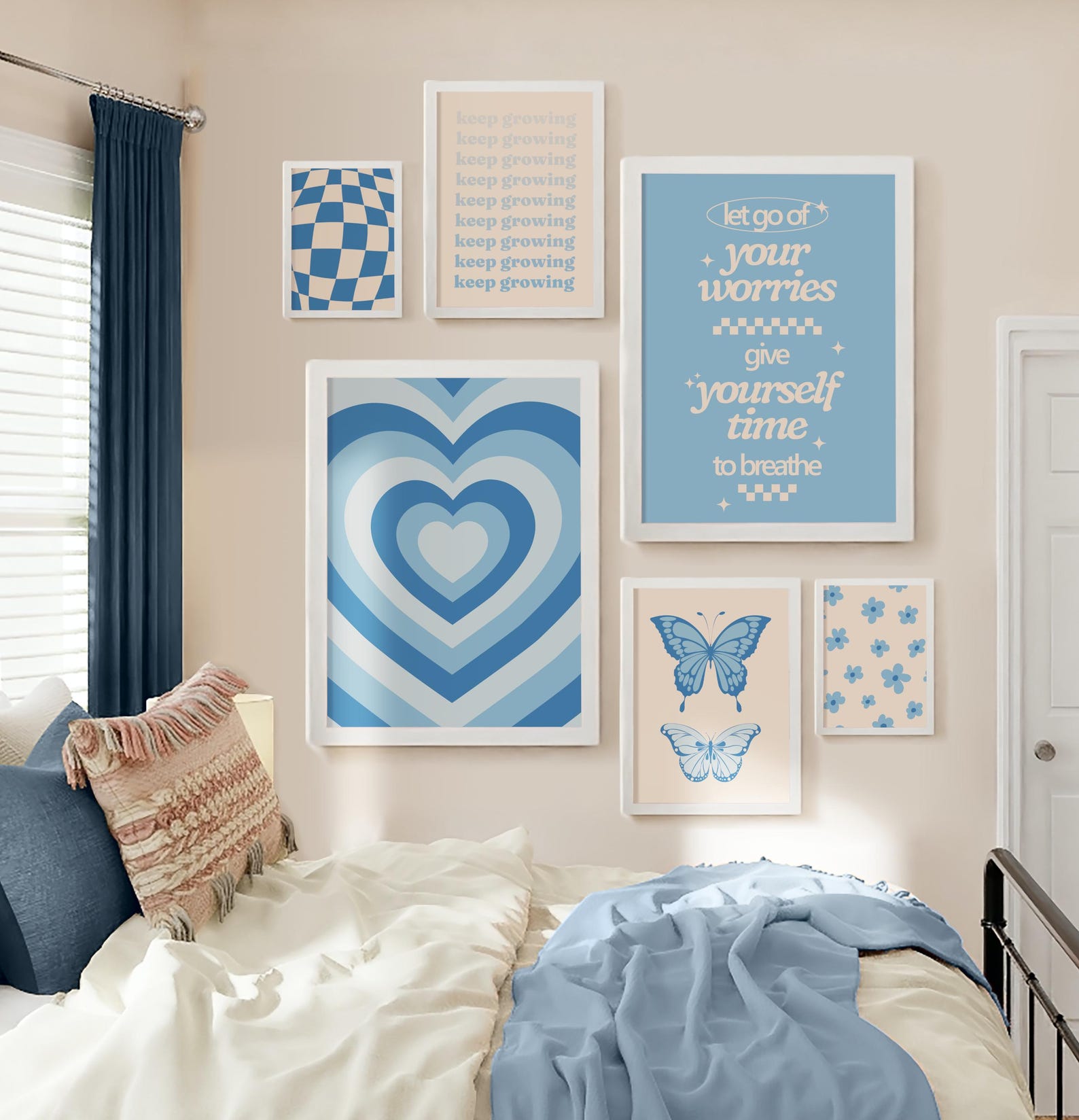 Danish Pastel Room Decor, Aesthetic Room Decor, Cute Room Decor, Quote ...
