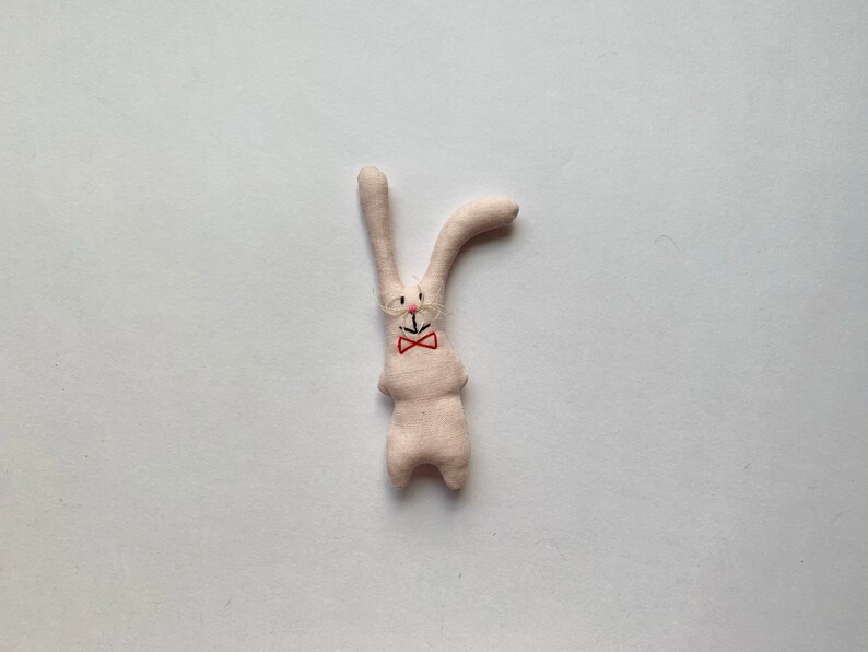 Small Rabbit Toy Stuffed Toy Animal Toy Handmade - Etsy