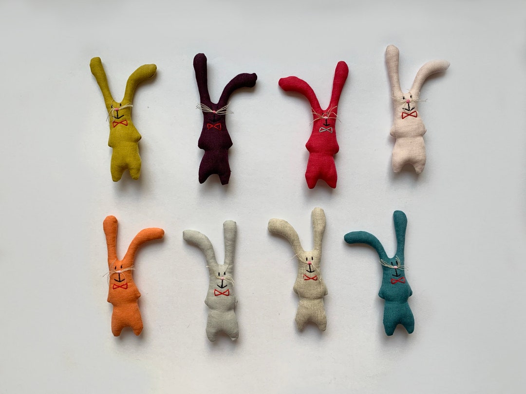 Small Rabbit Toy Stuffed Toy Animal Toy Handmade - Etsy