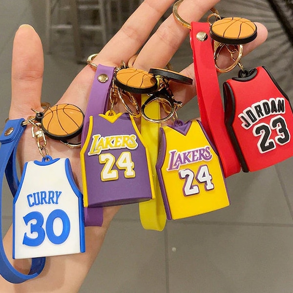 Kobe Basketball Keychain - Etsy