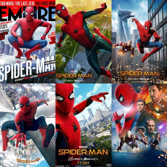 Spiderman Homecoming Posters Superhero Wall Art Prints | Etsy Canada