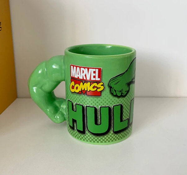 Artistic Marvel Inspired Mugs Incredible Hulk Cup Ceramic - Etsy