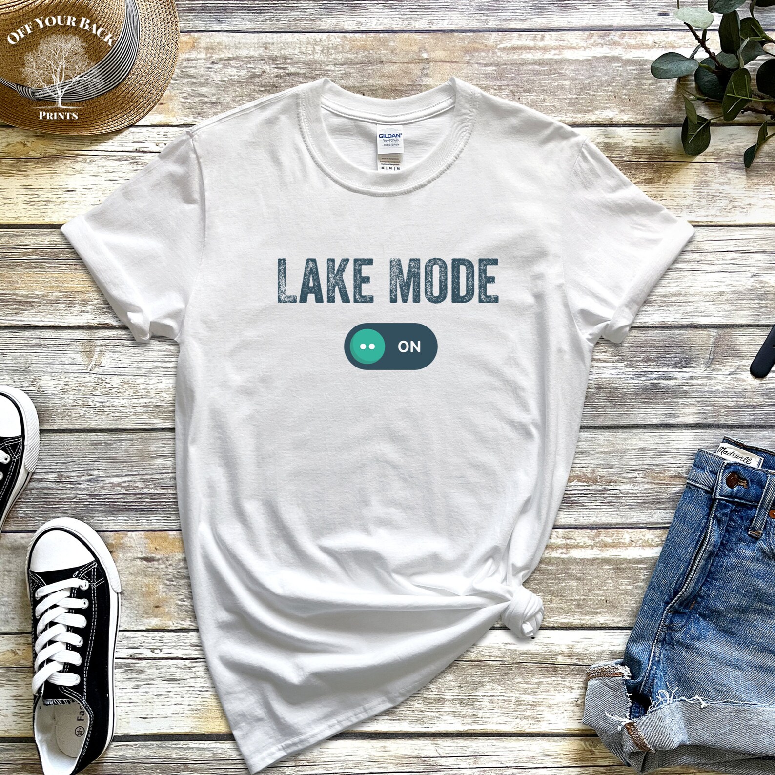 Lake Mode On Lake Shirt Lake Lover Gift Boating Gift - Etsy