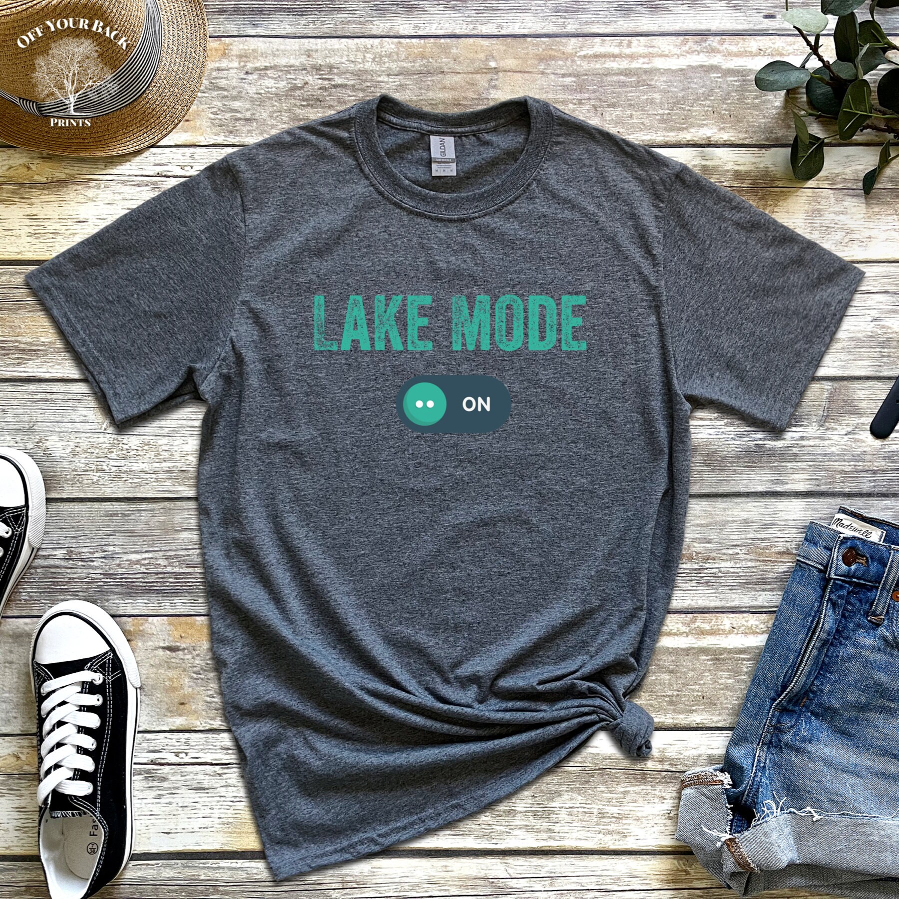 Lake Mode On Lake Shirt Lake Lover Gift Boating Gift - Etsy