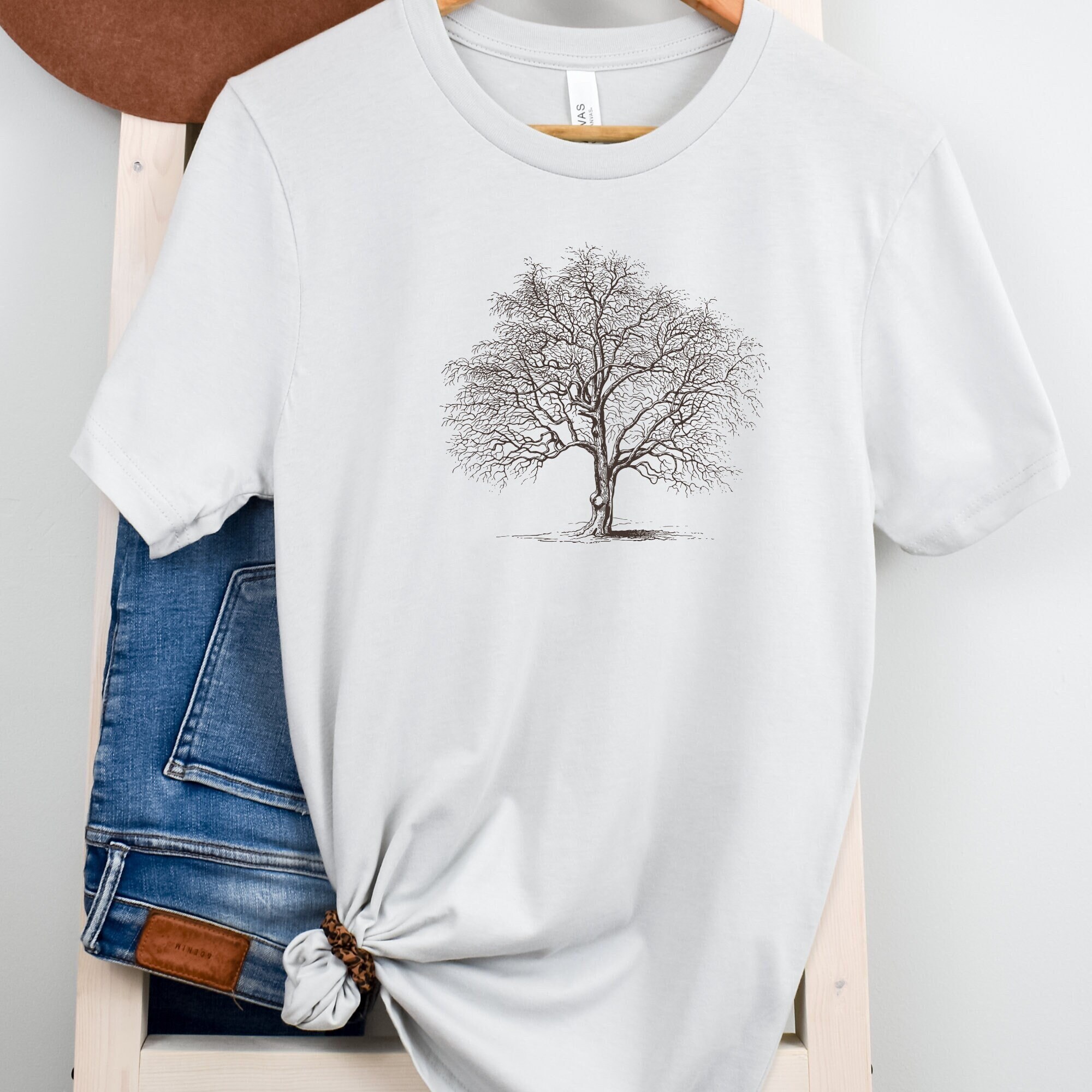 Tree T-shirt, Tree of Life Tee, Women's Graphic Tee, Nature Lover T ...