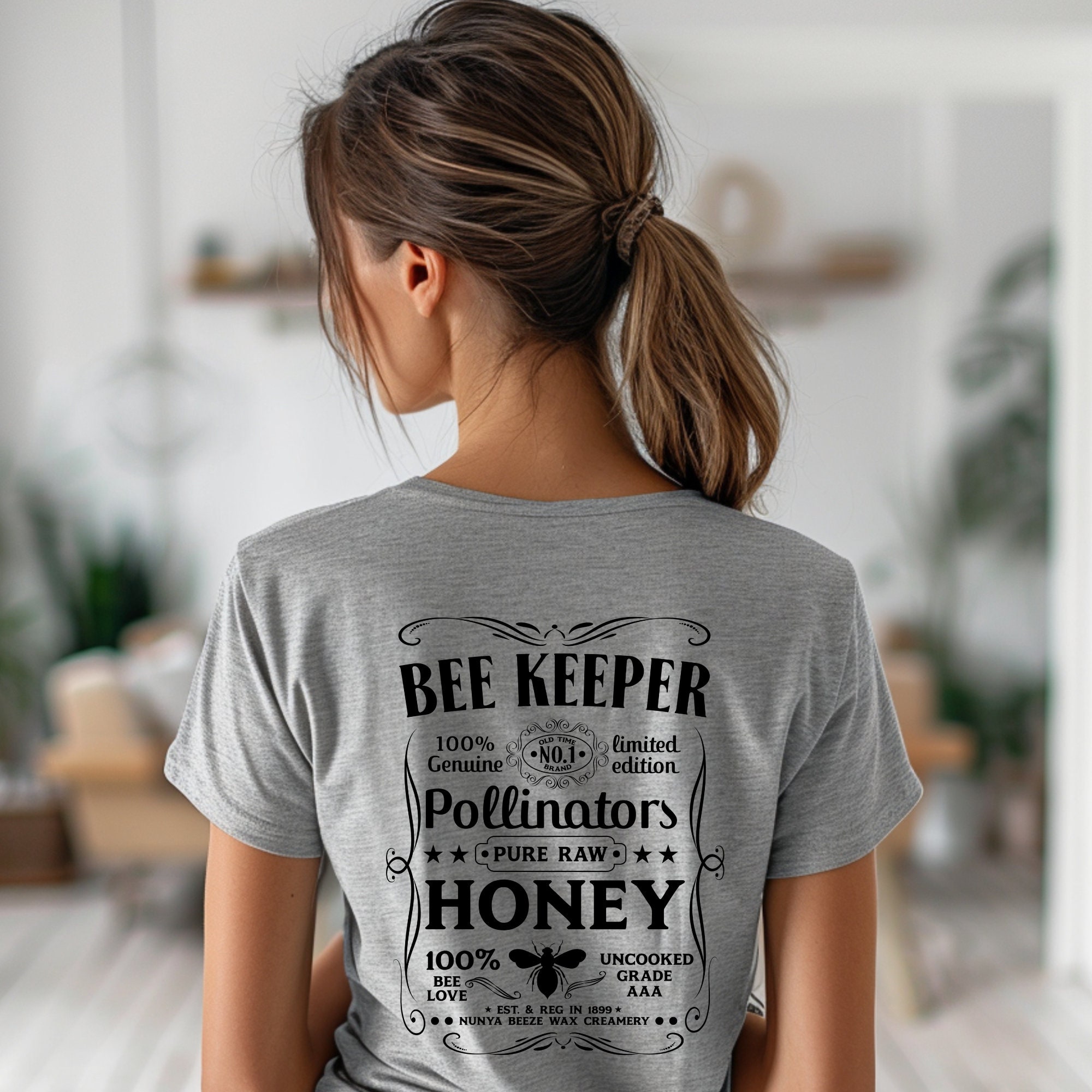 Beekeeper Shirt, Beekeeper Gift, Bee Keeper Whiskey Label, Bee Lovers ...